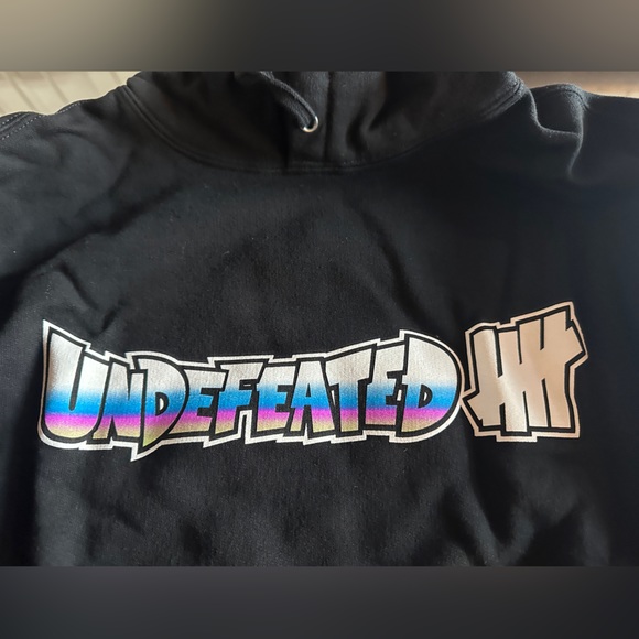 Undefeated | Shirts | Undefeated Anime Icon Hoodie Xs Black | Poshmark